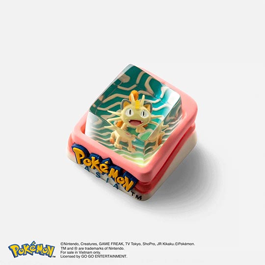 DWARF-FACTORY Pokemon_Meowth Keyboard Cap | Game Store